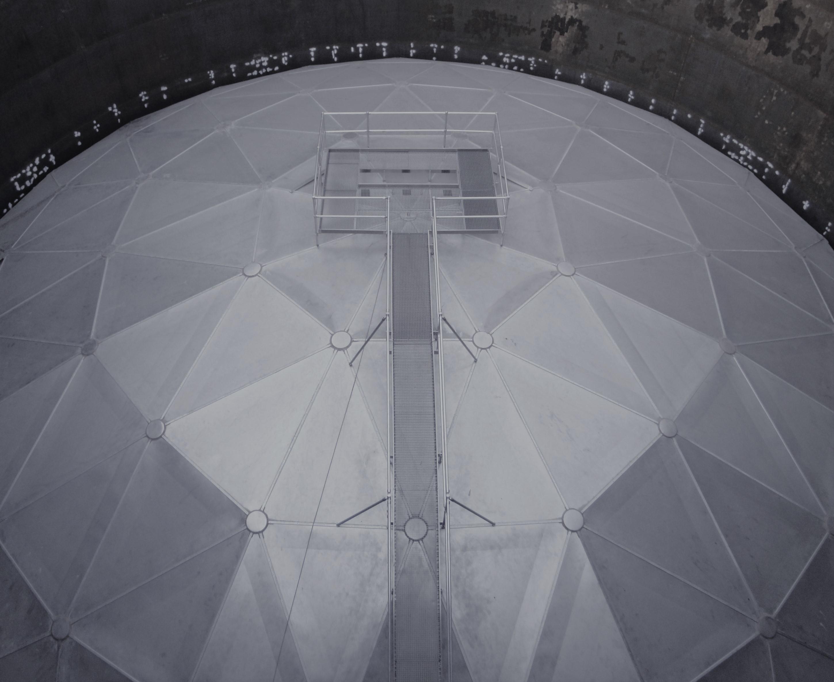 Alu Geodesic Dome Roofs — Maxwell Continental Tank Serv Engineering